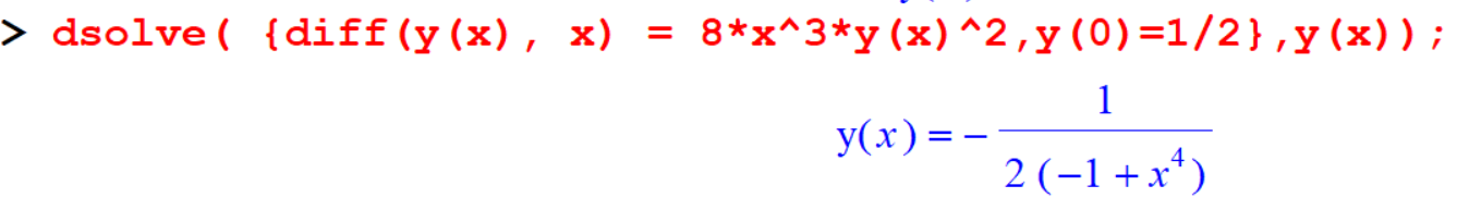 Lesson 7 Differential Equations | Maple